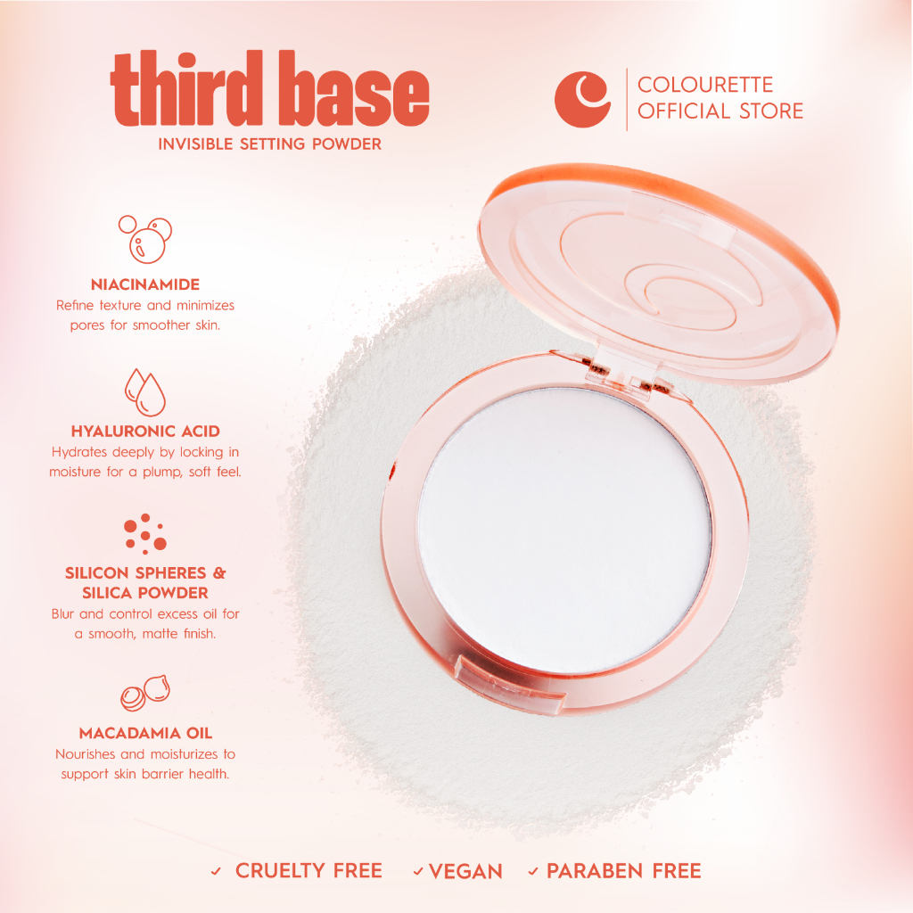 Colourette Third Base Invisible Setting Powder | Shopee Philippines