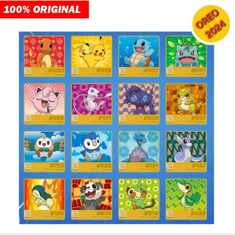 Oreo Pokemon Cards 2024 Limited Edition | Shopee Philippines