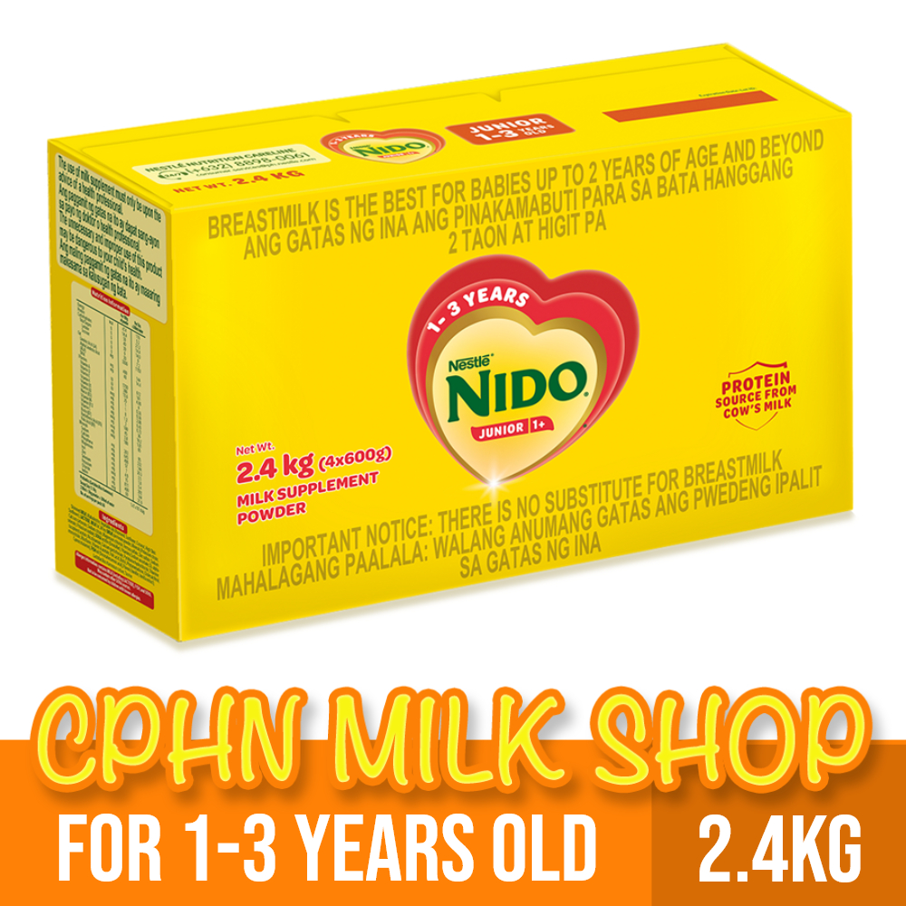 NIDO Junior 2.4kg for 1-3 Years Old Milk Supplement | Shopee Philippines