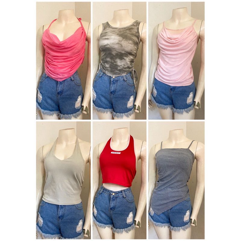 Sexy Tops/ Camisole/ String Tops / Sando / Sleeveless Dress- Preloved ...
