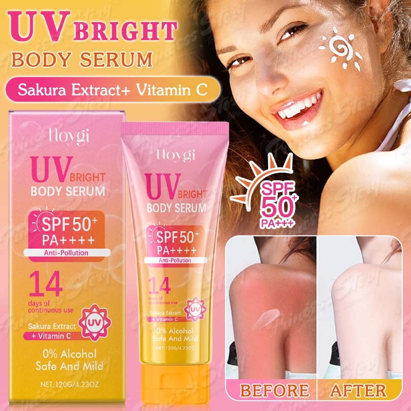 Sunscreen SPF50+ UV Protector Whitening Body Waterproof Hydrating ...