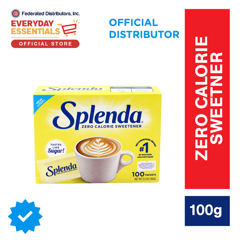 Splenda Original Zero Calorie Sweetener - 100 Packets | Shopee Philippines