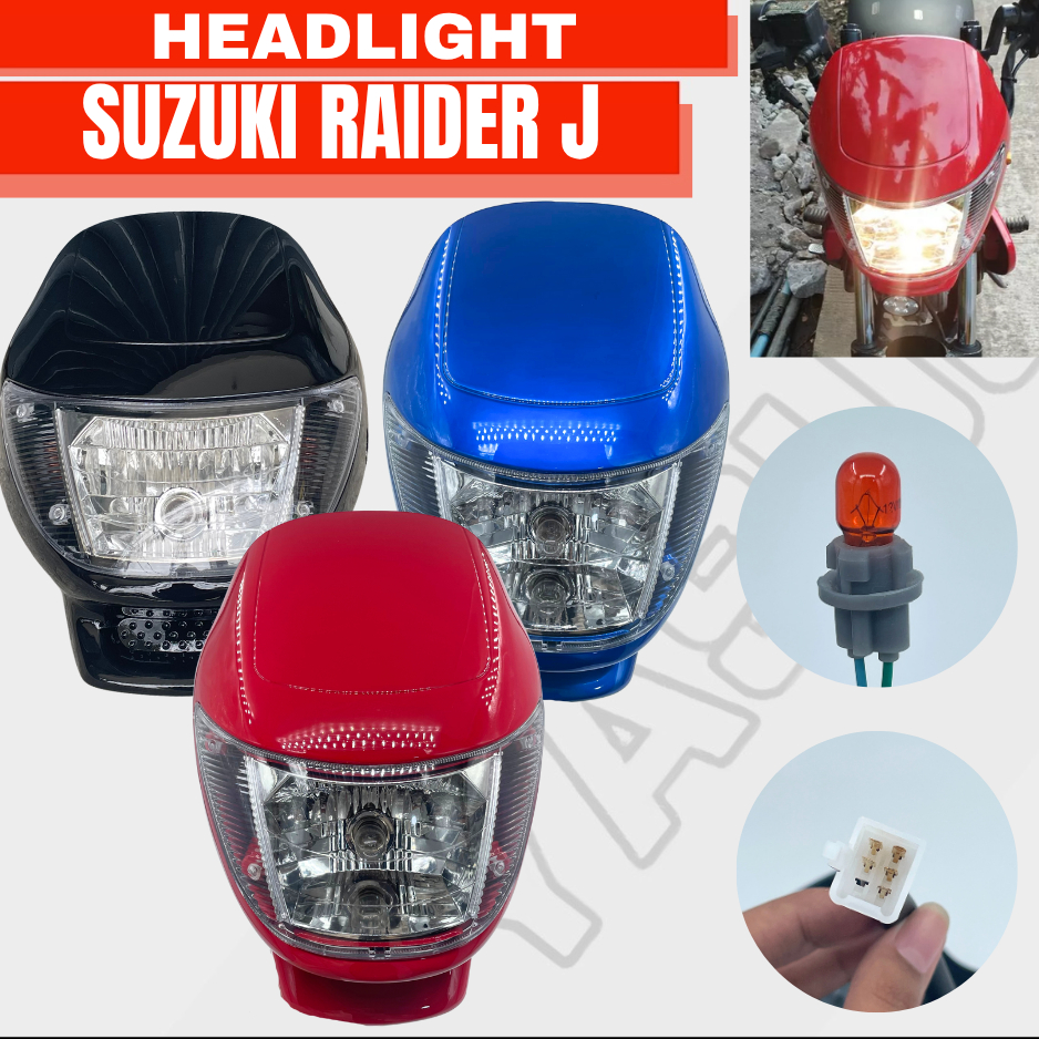 Suzuki Raider J Headlight Assy Motorcycle Head Light | Shopee Philippines