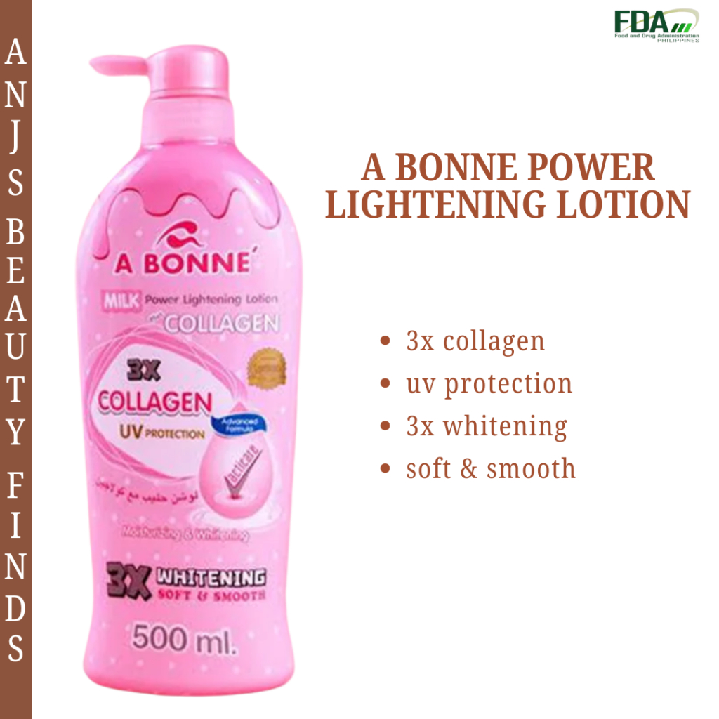 A Bonne Milk Power Lightening Lotion 3X Collagen And Whitening Uv ...