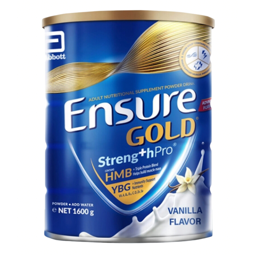 Ensure Gold Streng+hPro Vanilla 1.6KG For Adult Nutrition - ENSURE 1.6KG STRENGTHPRO EXP: JUL ...
