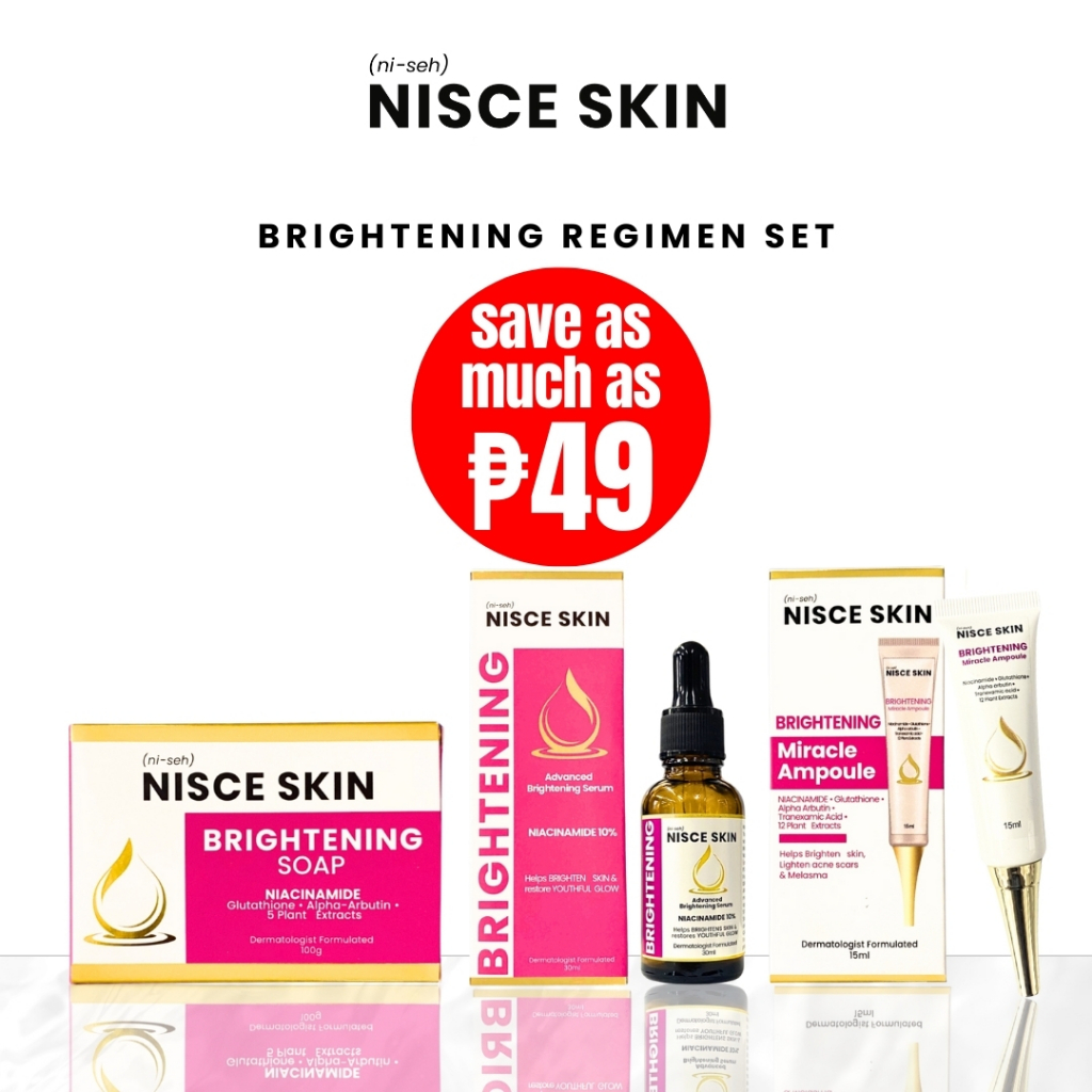 NISCE SKIN Brightening Regimen Set | Shopee Philippines