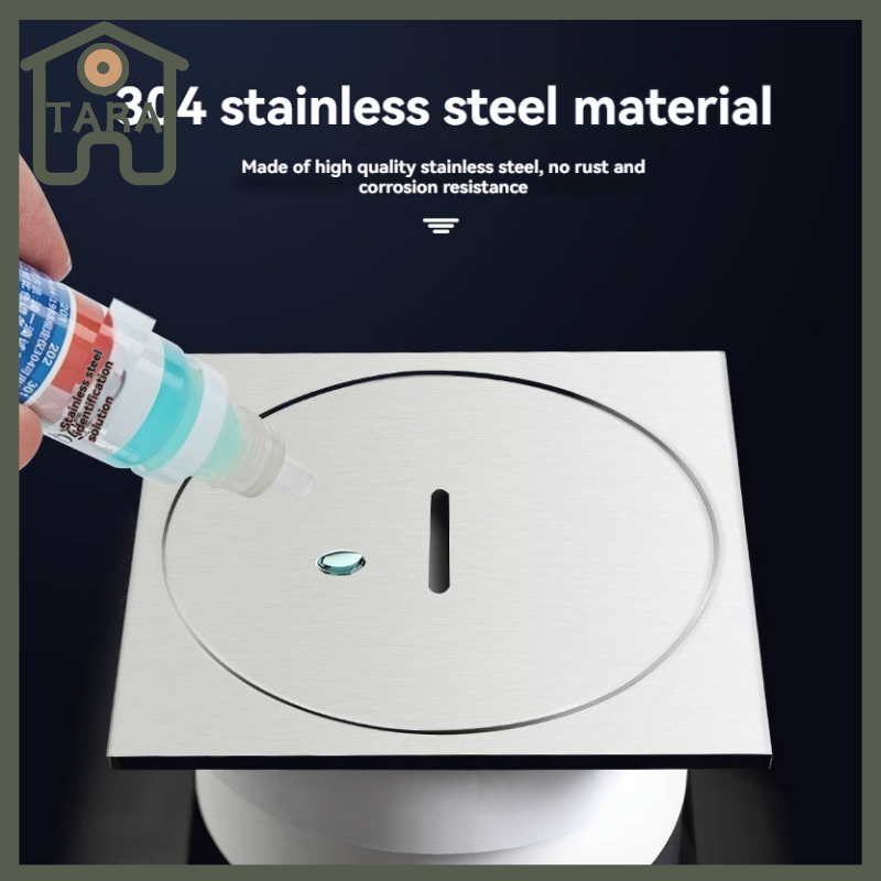 Heavy Duty Floor Drain 4x4 and 5x5 Clean Out stainless Clean Out Floor ...