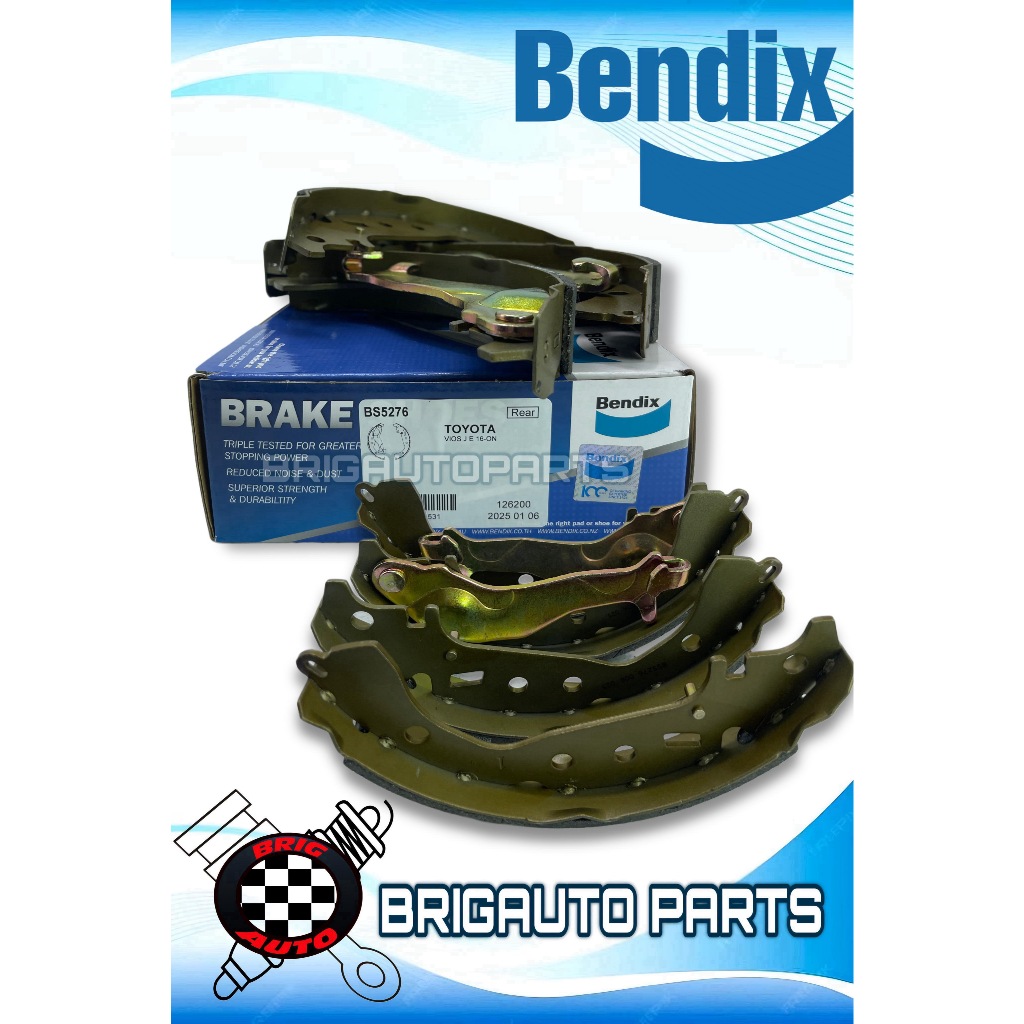 Bendix Brake Shoe for Toyota Vios 2016-2022 (DUAL VVTI only) NSP150 ...