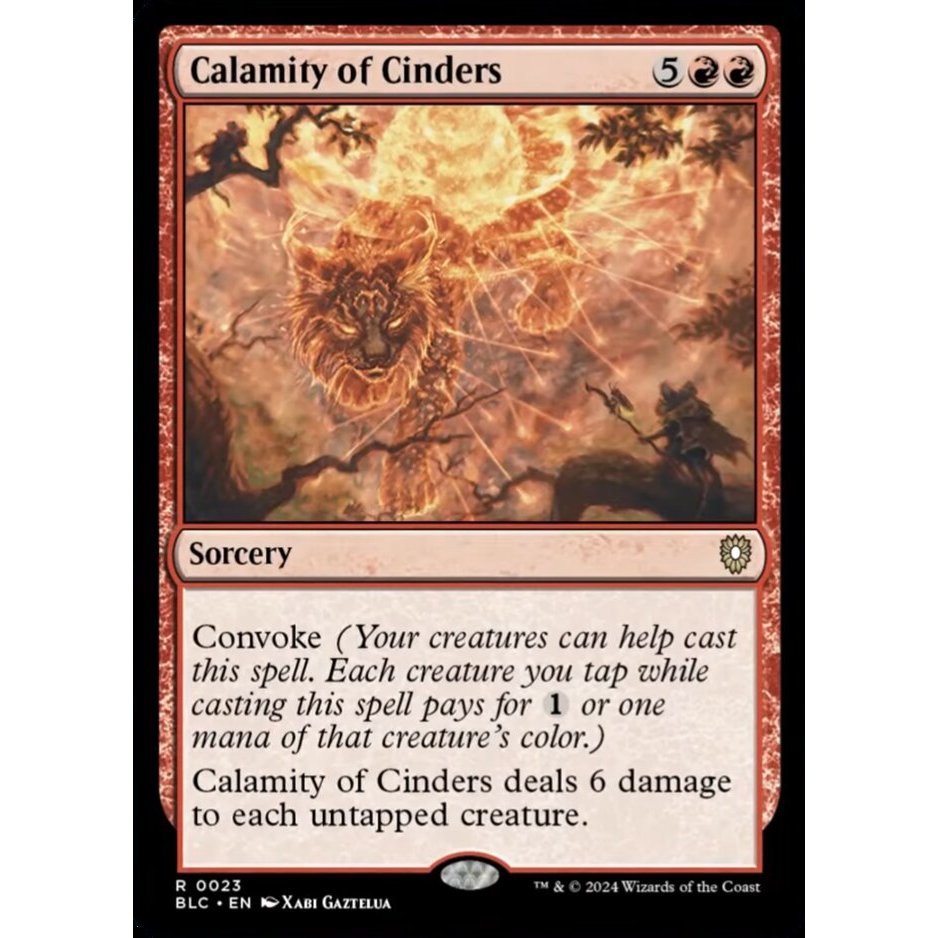 CALAMITY OF CINDERS MAGIC THE GATHERING TCG | Shopee Philippines