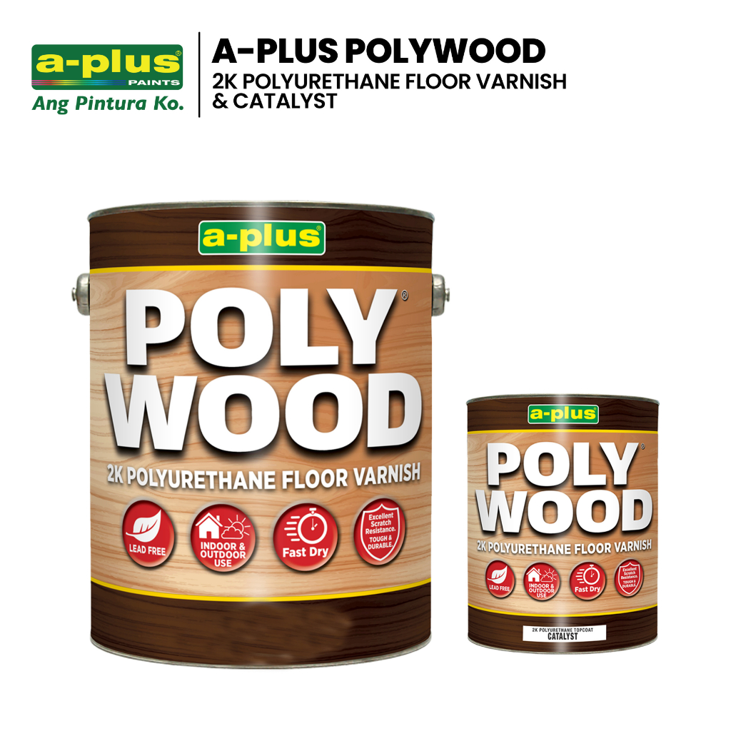 A-PLUS POLYWOOD® HI-PERFORMANCE 2K POLYURETHANE FLOOR VARNISH (with ...