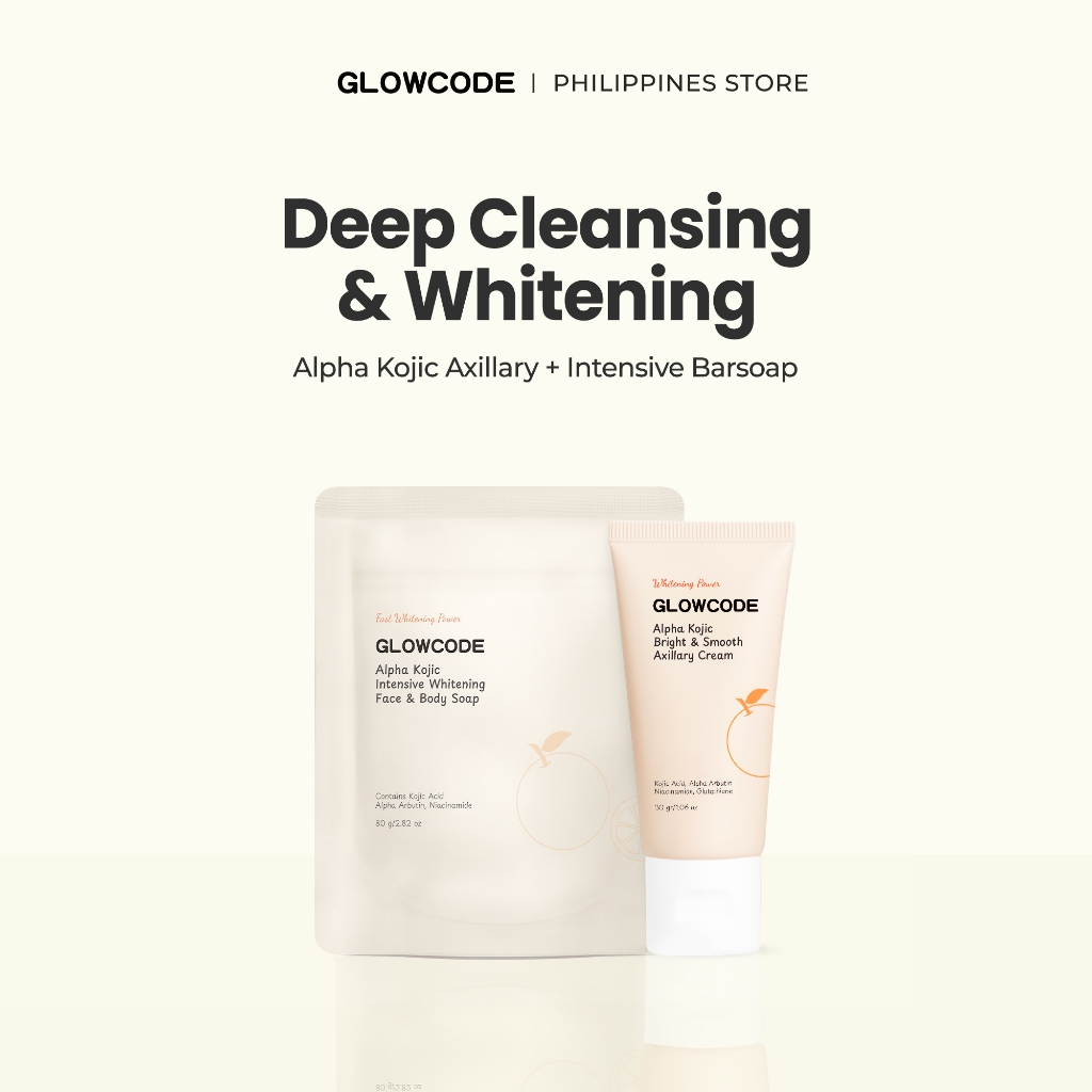Glowcode 2in1 Whitening Perfect Bundle Alpha Kojic Axillary + Bright ...