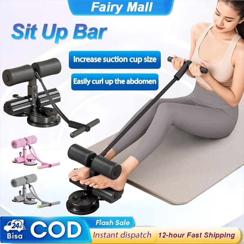 [Upgrade]Double Suction Home Gym Sit Up Bar stand tool exercise ...