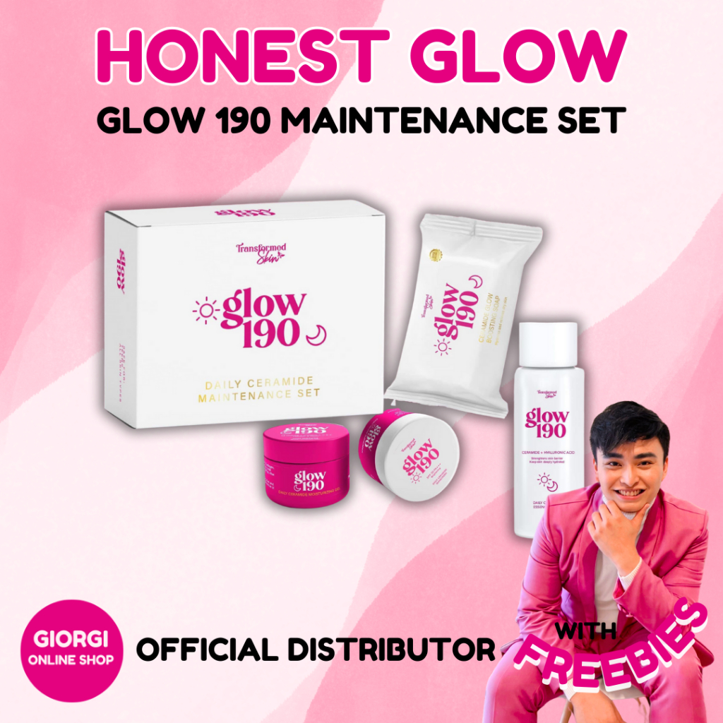 Glow 190 Maintenance Set by Honest Glow 4 in 1 (White Box) | Shopee ...
