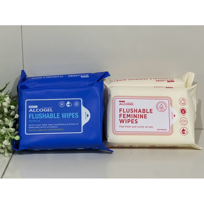 Bench Alcogel Flushable Feminie Wipes | Shopee Philippines