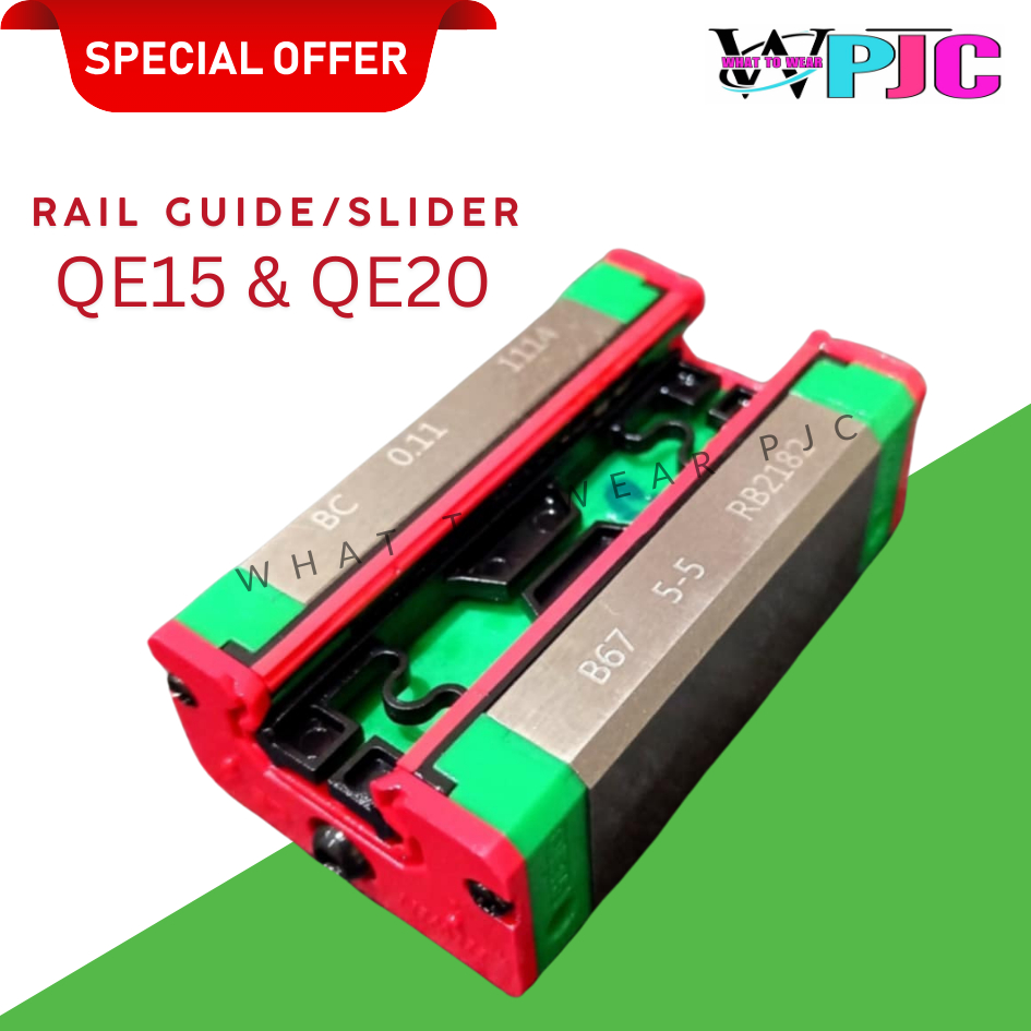 ORIGINAL QE15 AND QE20 RAIL BLOCK | GUIDEWAY SLIDER CARRIAGE FOR QE ...