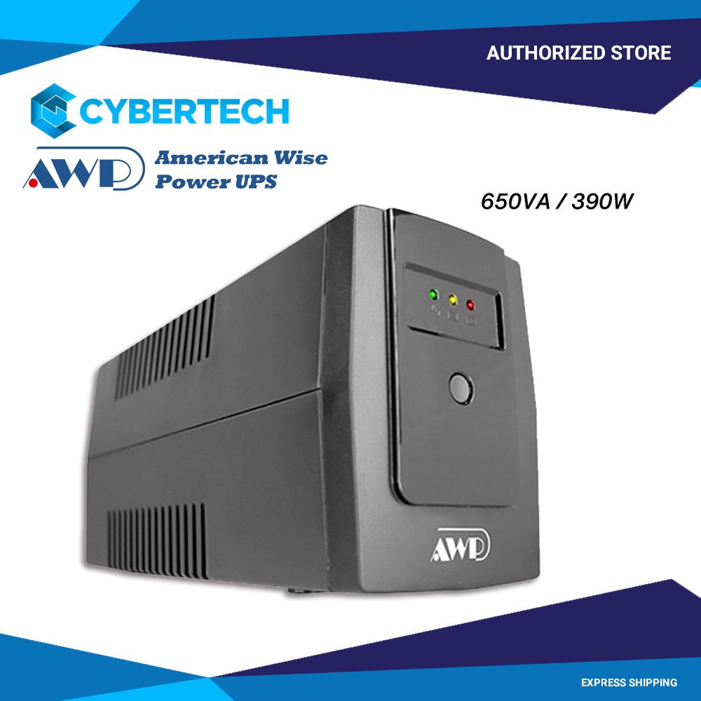 AWP AID650 UPS 650VA 390W Computer Server Stand-Alone Standby (1PC PER ...
