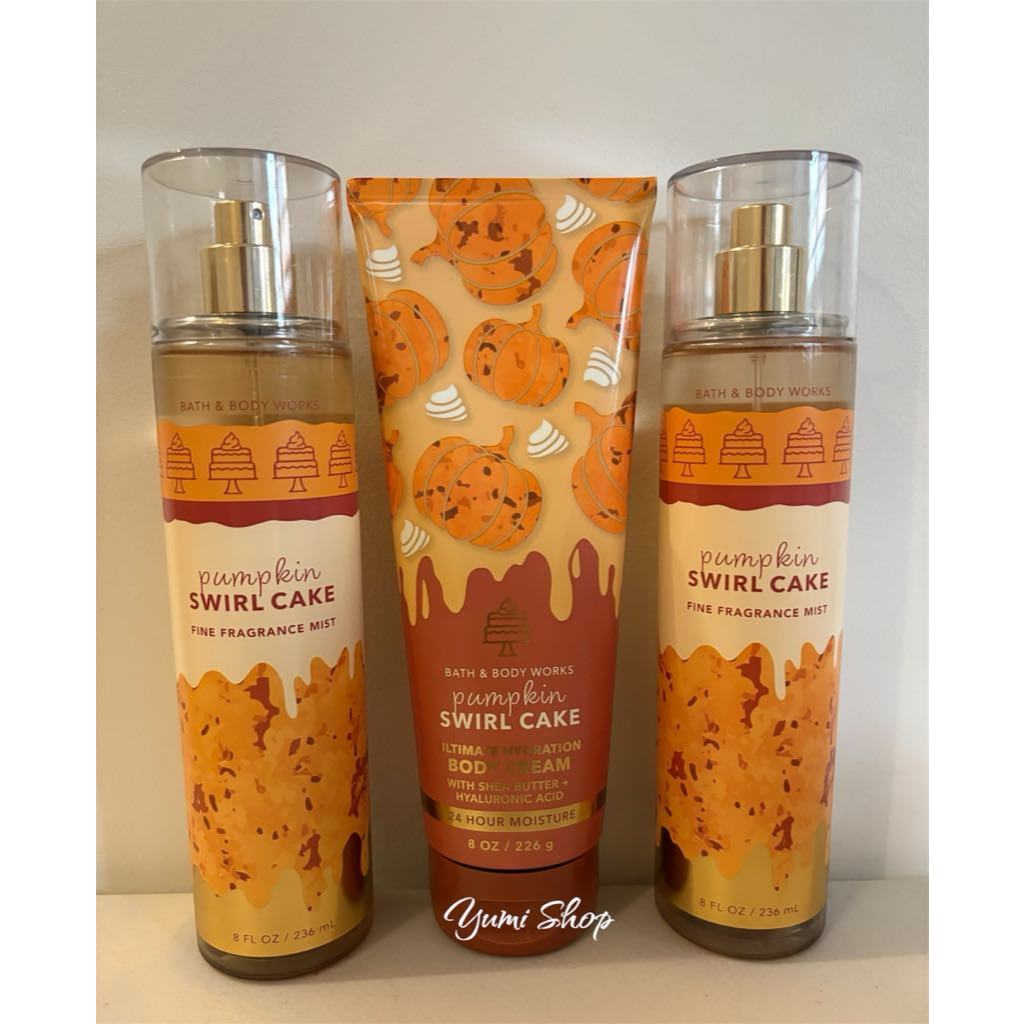 Bath & Body Works Pumpkin Swirl Cake Fragrance Mist | Shopee Philippines