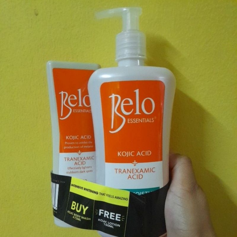 Belo Intensive Whitening Body Wash Extra Moisture Kojic Acid 475mL free ...