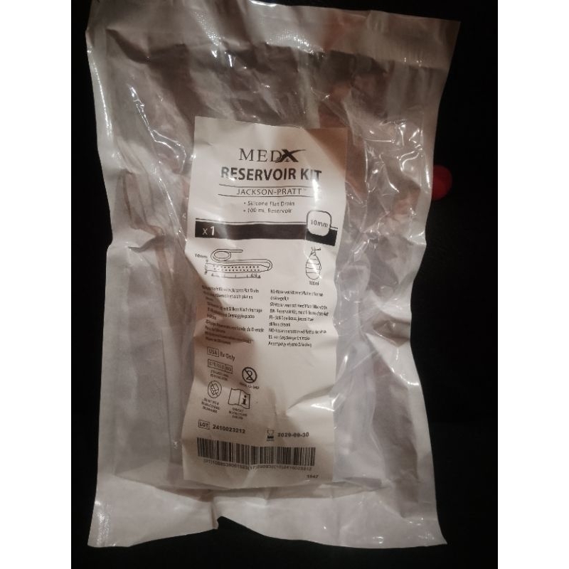 Jackson pratt (JP drain) 100ml 10mm, sterile silicon flat drain ...