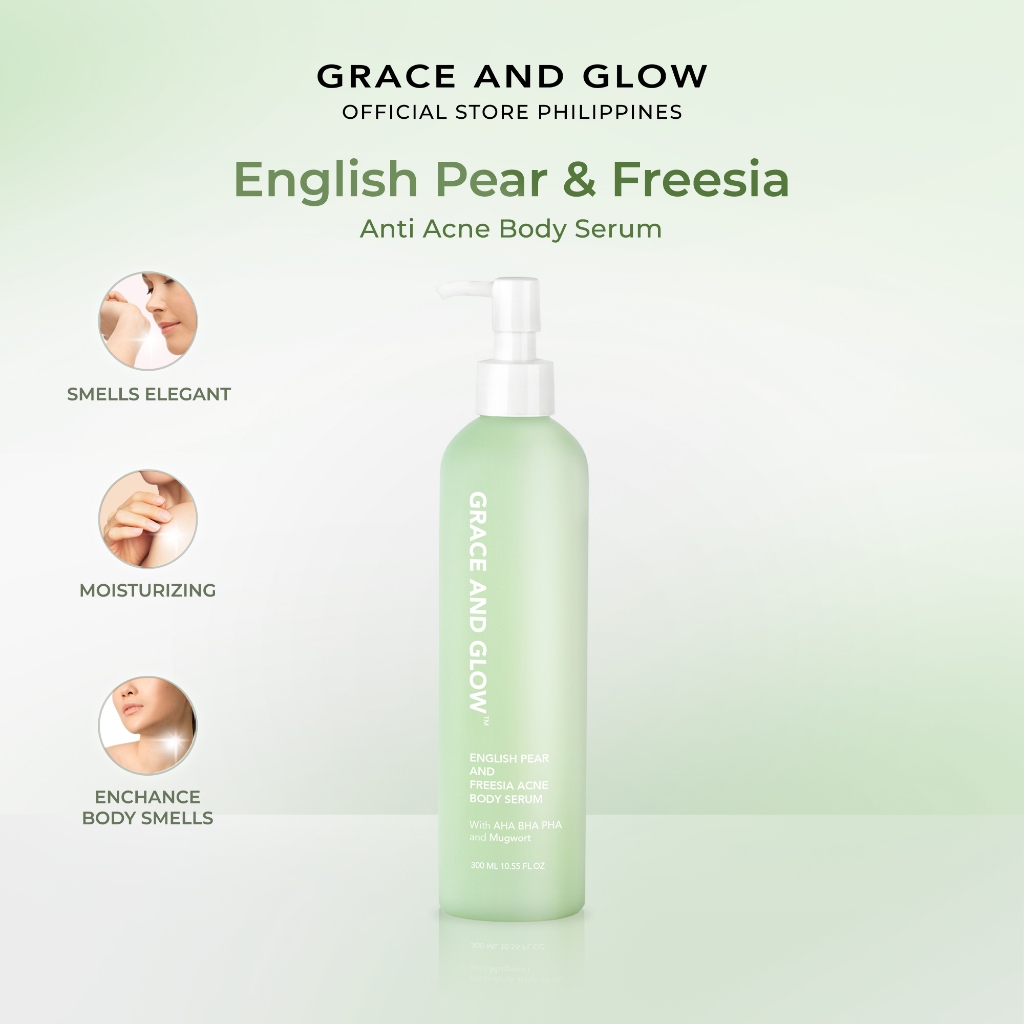 Grace And Glow English Pear and Freesia Acne and Scar Body Lotion ...
