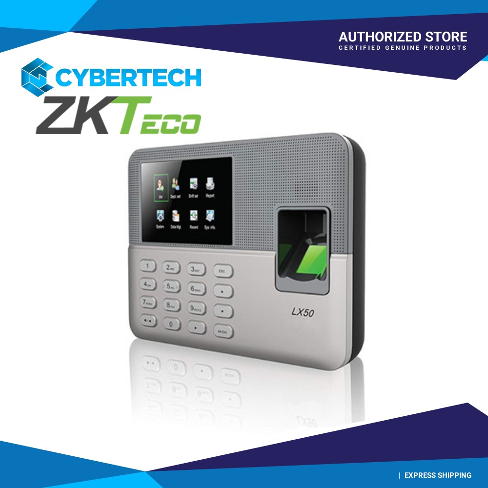 ZKTeco Lx50 Smart Fingerprint Machine Time Attendance Device With Ssr ...