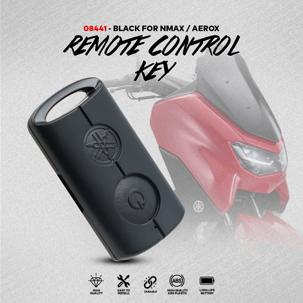 MOKOTO YAMAHA NMAX AND AEROX REMOTE KEY WITH KEY CARD CODE 08441 REMOTE ...