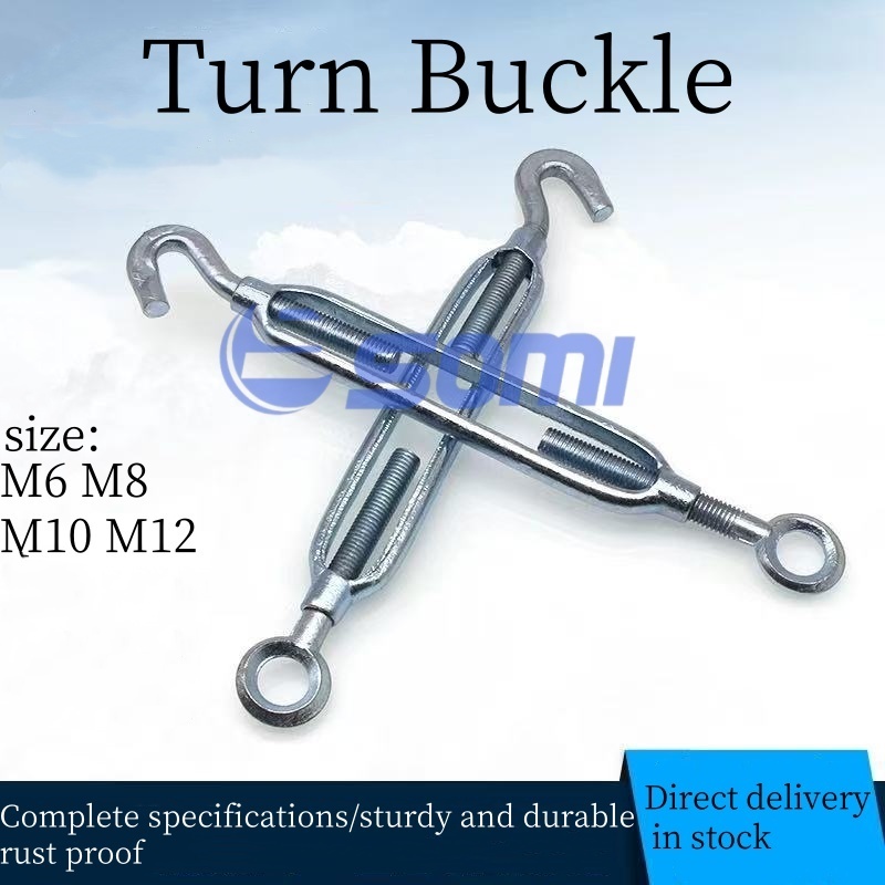 Heavy duty GI Turnbuckle TURN BUCKLE M6-M12 HOOK & EYE TURNBUCKLE (Per ...
