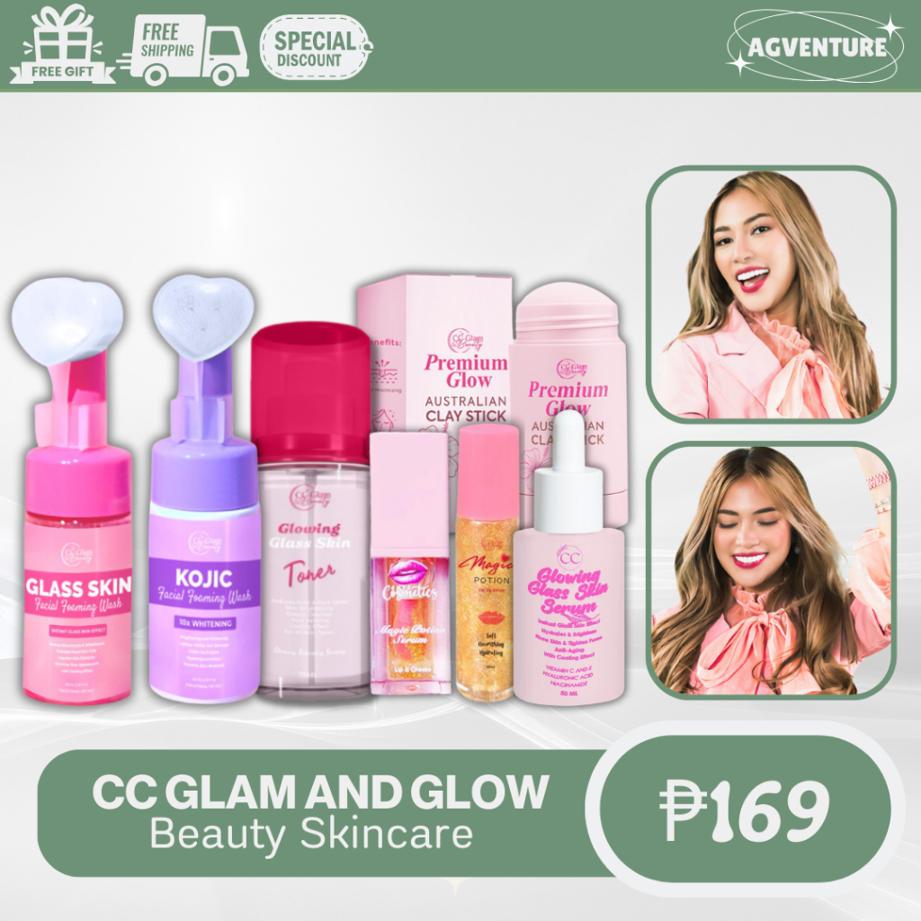 Cris Cosmetics Kojic & Glass Skin Facial Foaming Wash, Glass Skin Toner, Magic Potion Roll on ...