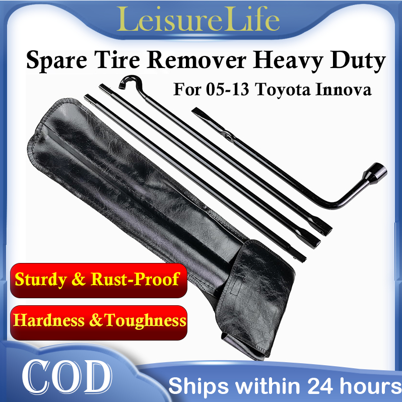 Spare tire remover Reserve tire remover with Leather Bag/Spare tire ...