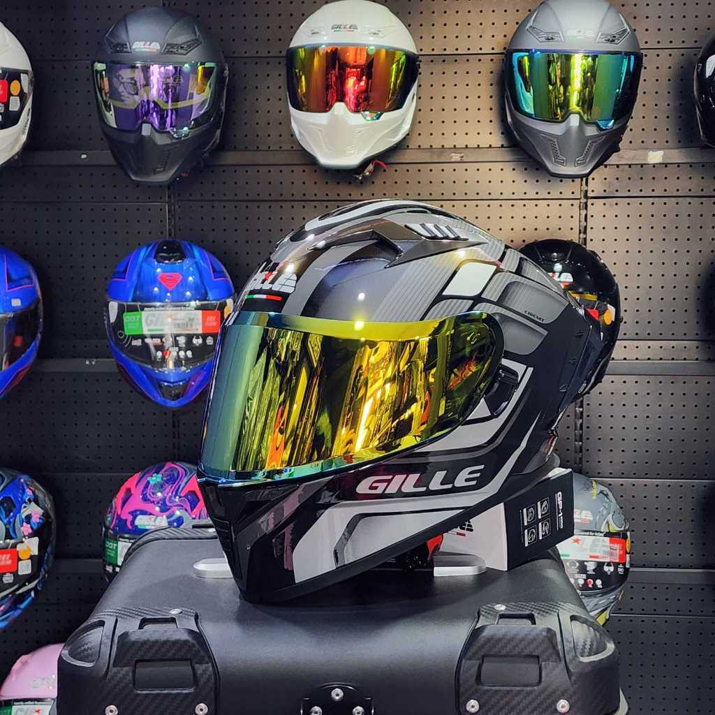 Gille Revo Designs Full face Dual Visor Helmet For Men and Women ...