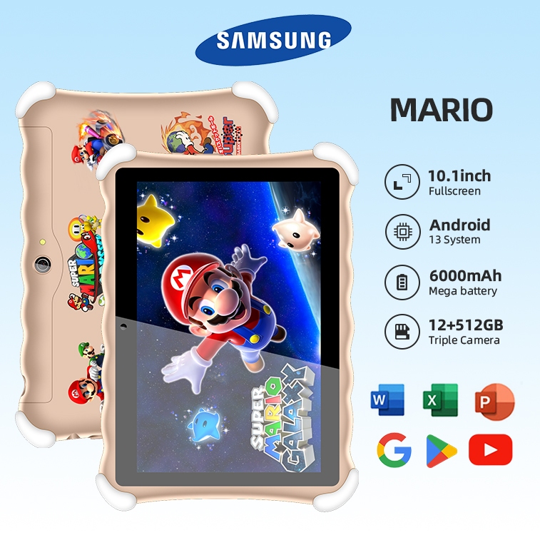 Samsung Tablet SUPER MARIO 5G/wifi Tablet (12GB+512GB) Kids Learning ...