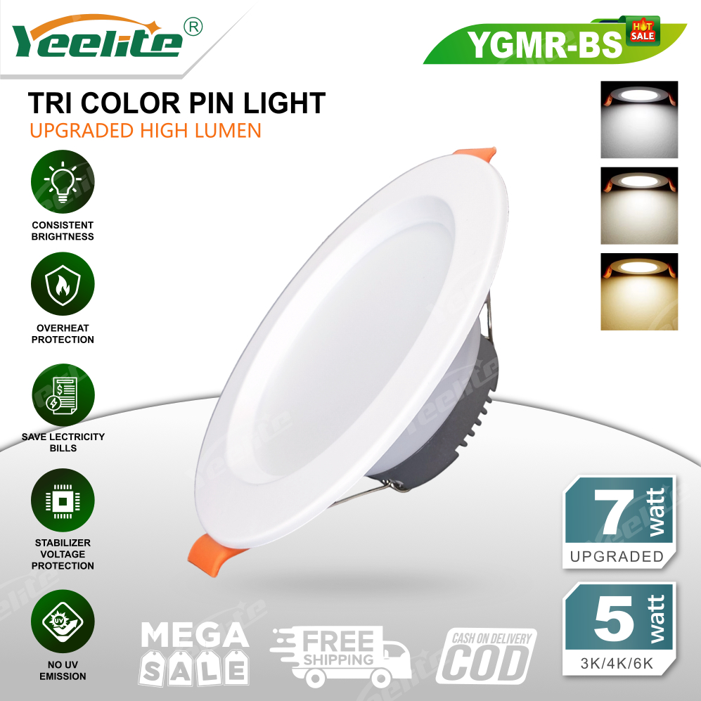 YEESOLAR Led Downlight Recessed Pin Lights Panel Ceiling Light, 3 ...