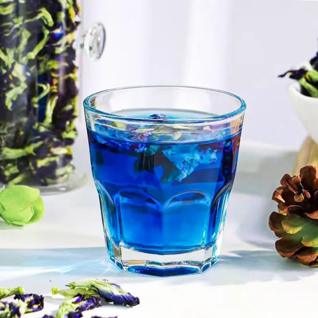 Natural Dried Blue Butterfly Pea Blue Tea Clitoria Ternatea Flower Tea ...