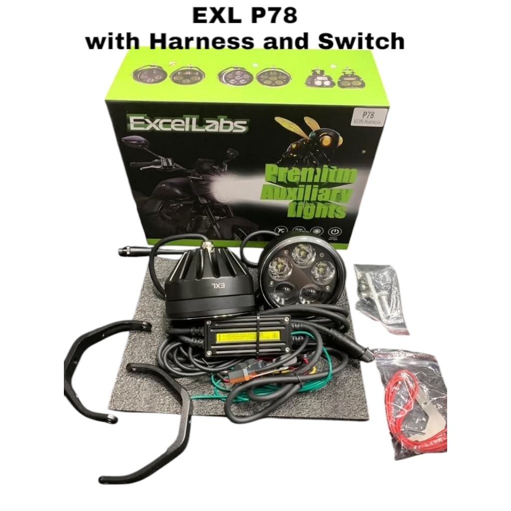 EXL P78 5LED GR50X 100watts WHITE YELLOW with harness BLINKER WIGWAG ...