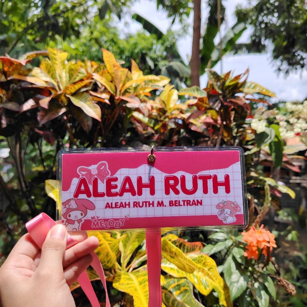 Customized | Personalized Name Tag | Back-to-Back | Thick Lamination ...