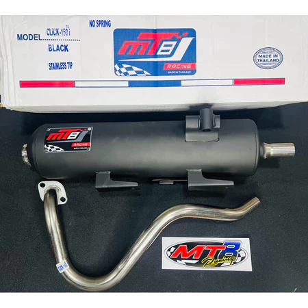MT8 Pipe for CLICK 125i / 150i V2 / V3 GAMECHANGER | HONDA Stainless ...