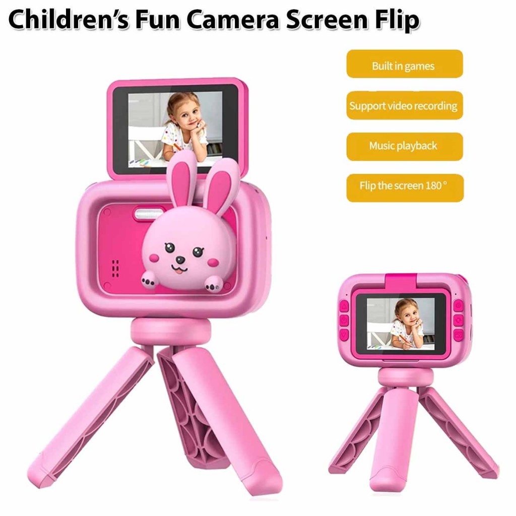 Kids Digital Camera Toddler Camera HD 1080P Video Camera Kids Selfie ...