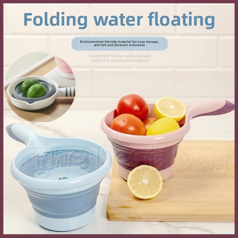 Foldable Silicone Collapsible WATER SCOOP DIPPER Water Ladle Multi ...