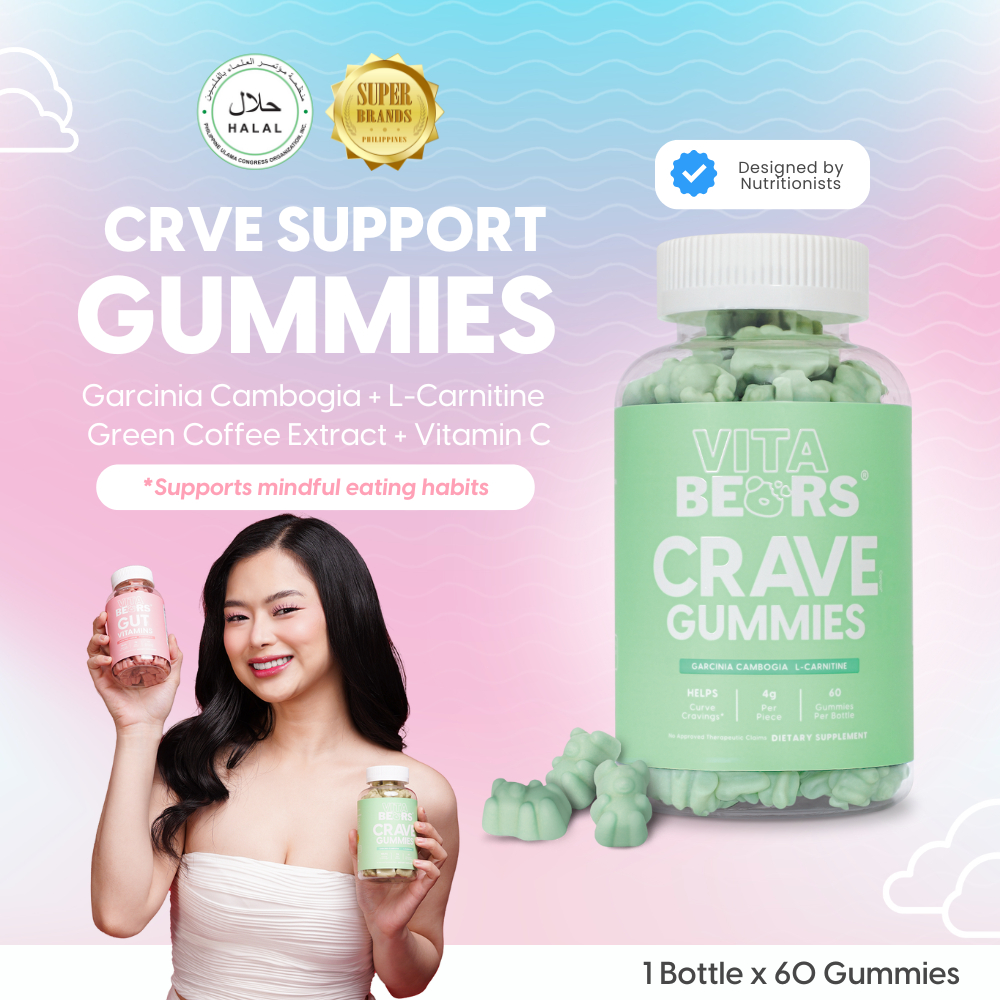 Vitabears Crave Control Gummies 60s — Appetite Suppressant, L Carnitine for Healthy Eating ...