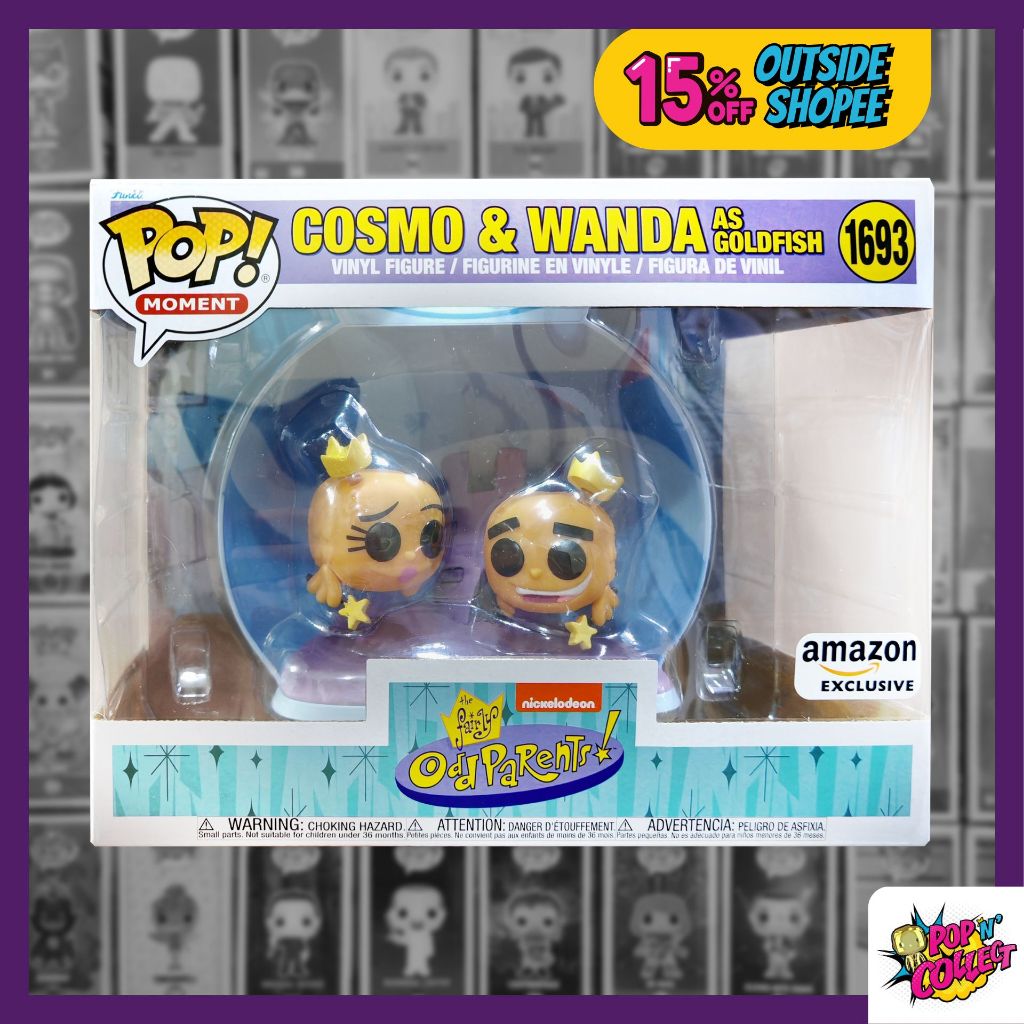 Funko Pop! Moment - Nickelodeon - Fairly Odd Parents - Cosmo & Wanda as ...