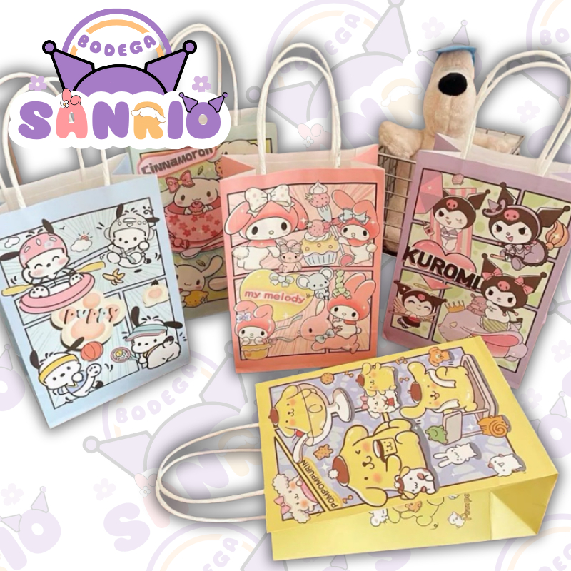 Sanrio Theme Paper Bag with Handle Birthday gift paper bag | Shopee ...