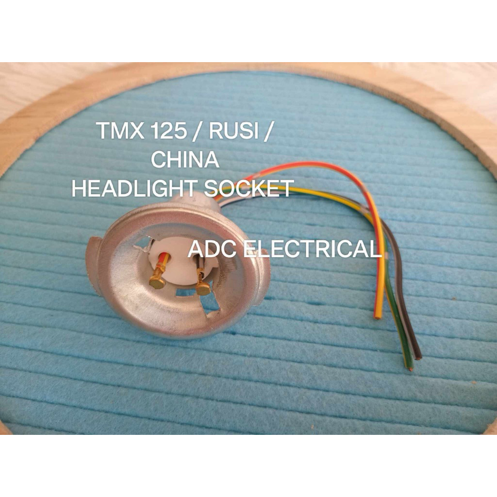 HEAD LIGHT SOCKET FOR TMX 125/RUSI/RACAL(CHINA)HEAVY DUTY & UNIVERSAL ...