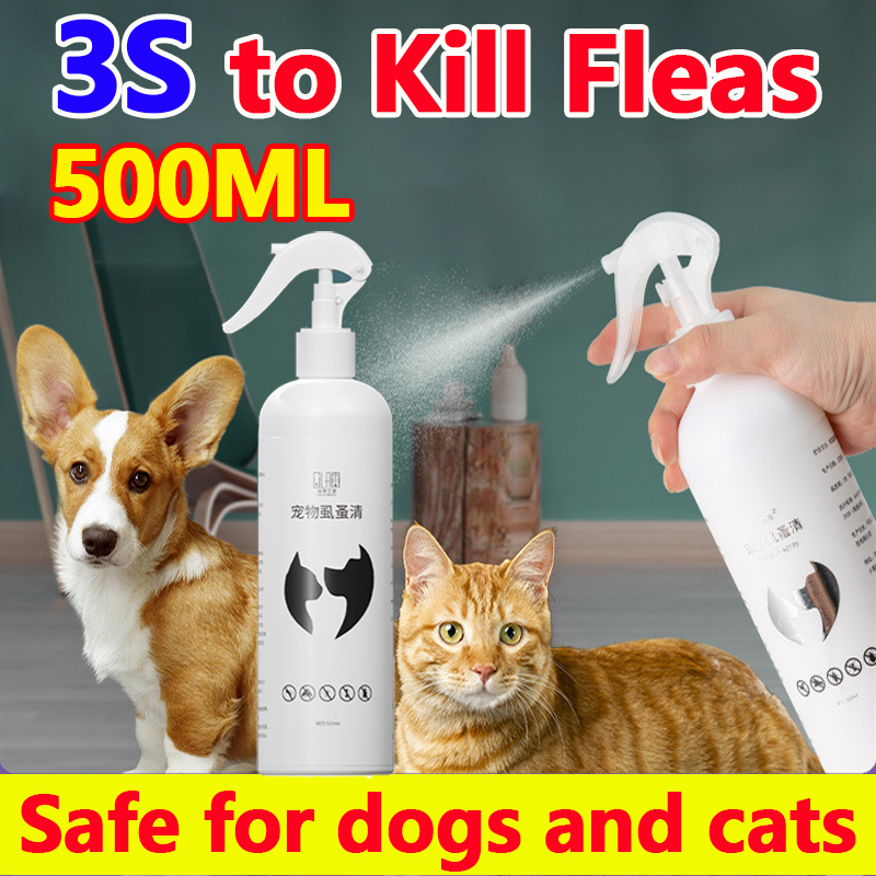 Tick and Flea Spray For Pet Dog 500ML Tick And Flea Spray Remover Pet ...