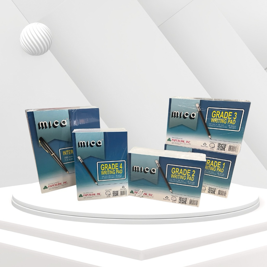MICA WRITING PAD INTERMEDIATE, GRADE 1, GRADE 2, GRADE 3, GRADE 4 ...