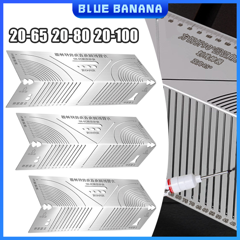 Multifunctional Square Tube Rounded Corner Right Angle Ruler for Square ...