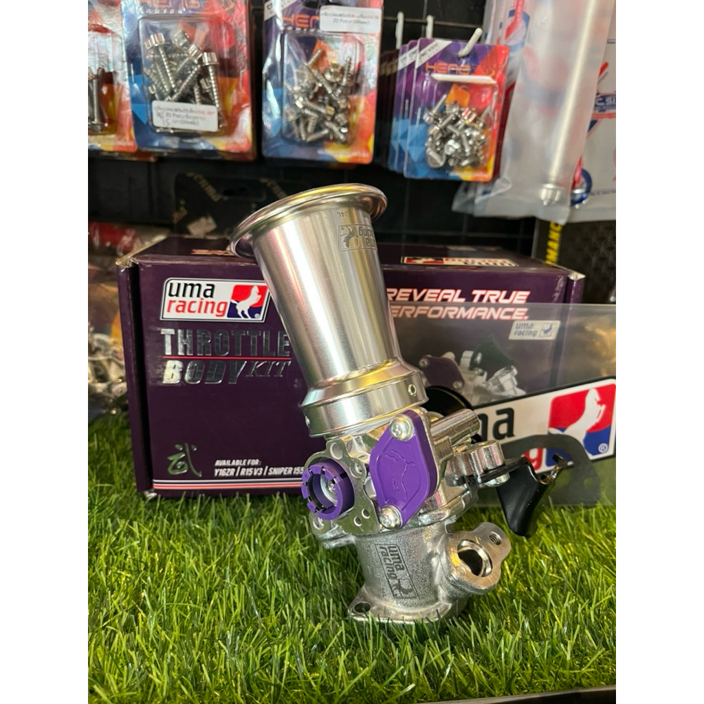 UMA RACING DOWNDRAFT THROTTLE BODY Y16ZR/R15 V3 NMAX V2 32MM | Shopee ...