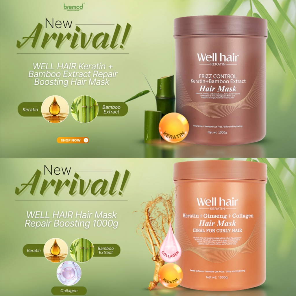 Bremod WELL HAIR Hair Mask Treatment Care Maintenance Moisturize Repair ...