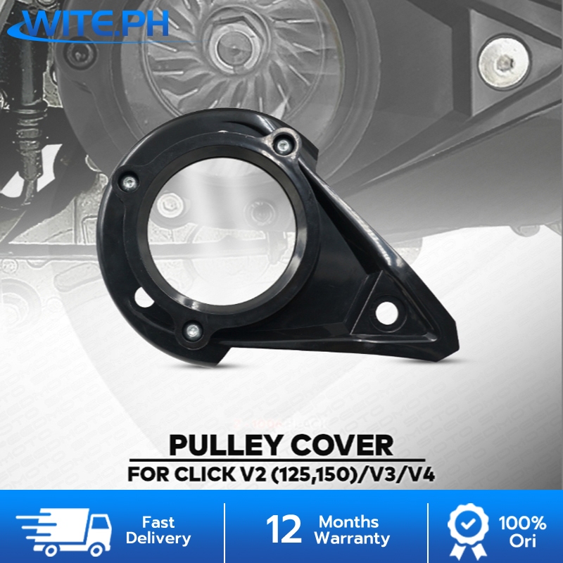 CLICK V2 / CLICK V3 / CLICK V4 PULLEY COVER WITH TRANSPARENT SCREEN FOR ...