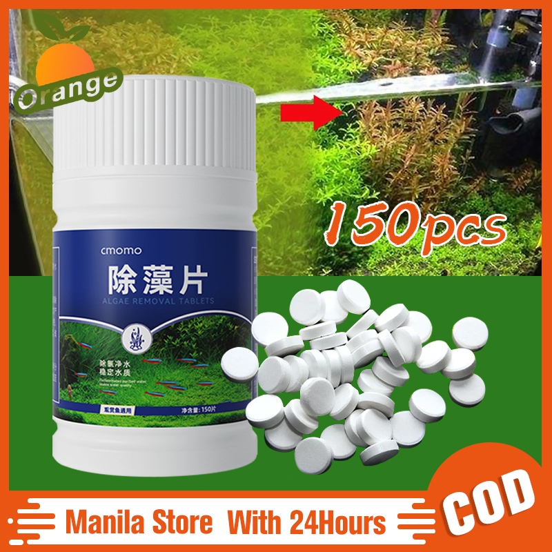 Algae Remover Tablets 150pcs Aquarium Fish Tank Fast Acting Water ...