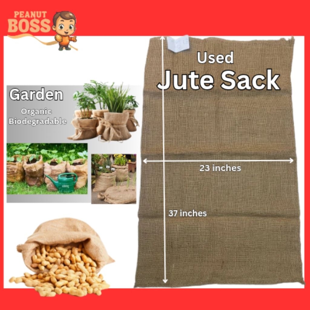 15 Pcs Jute Sack - Used | For Grains, Feeds, Farming, Garden Craft ...